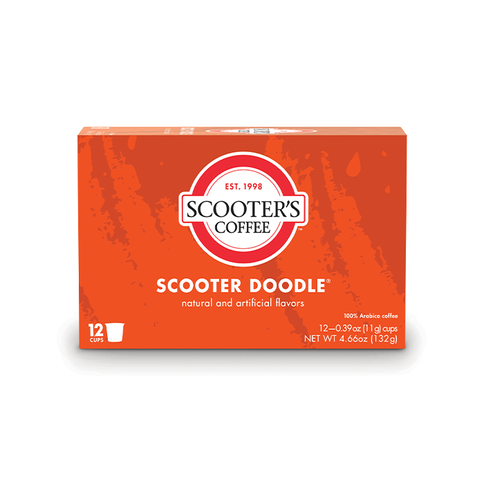 Scooter Doodle Single Serve Cups - Shop | Scooter's Coffee